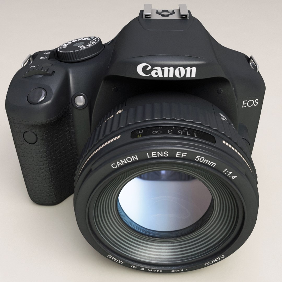 3ds Max Canon Eos450d Modelled