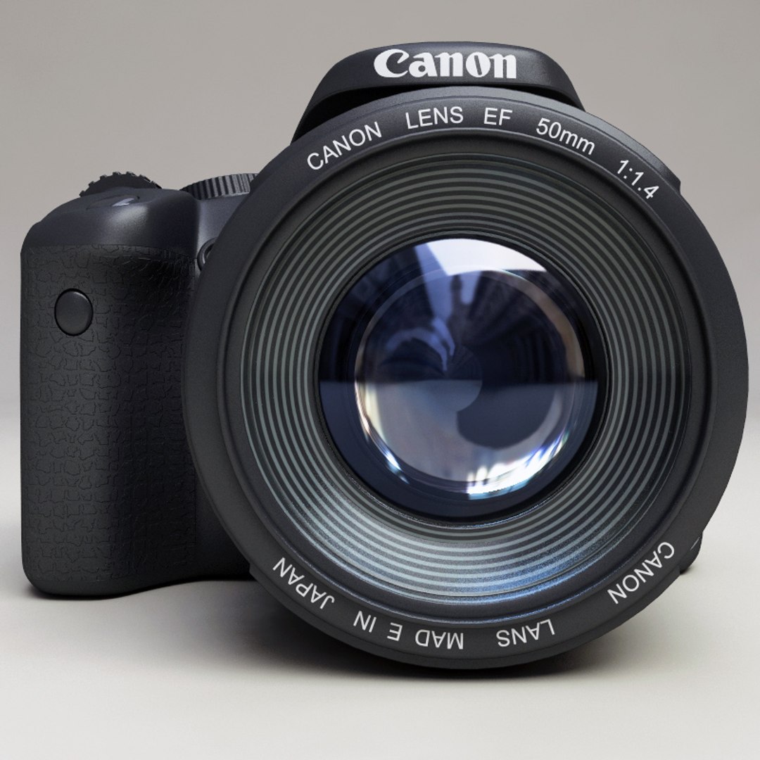 3ds Max Canon Eos450d Modelled