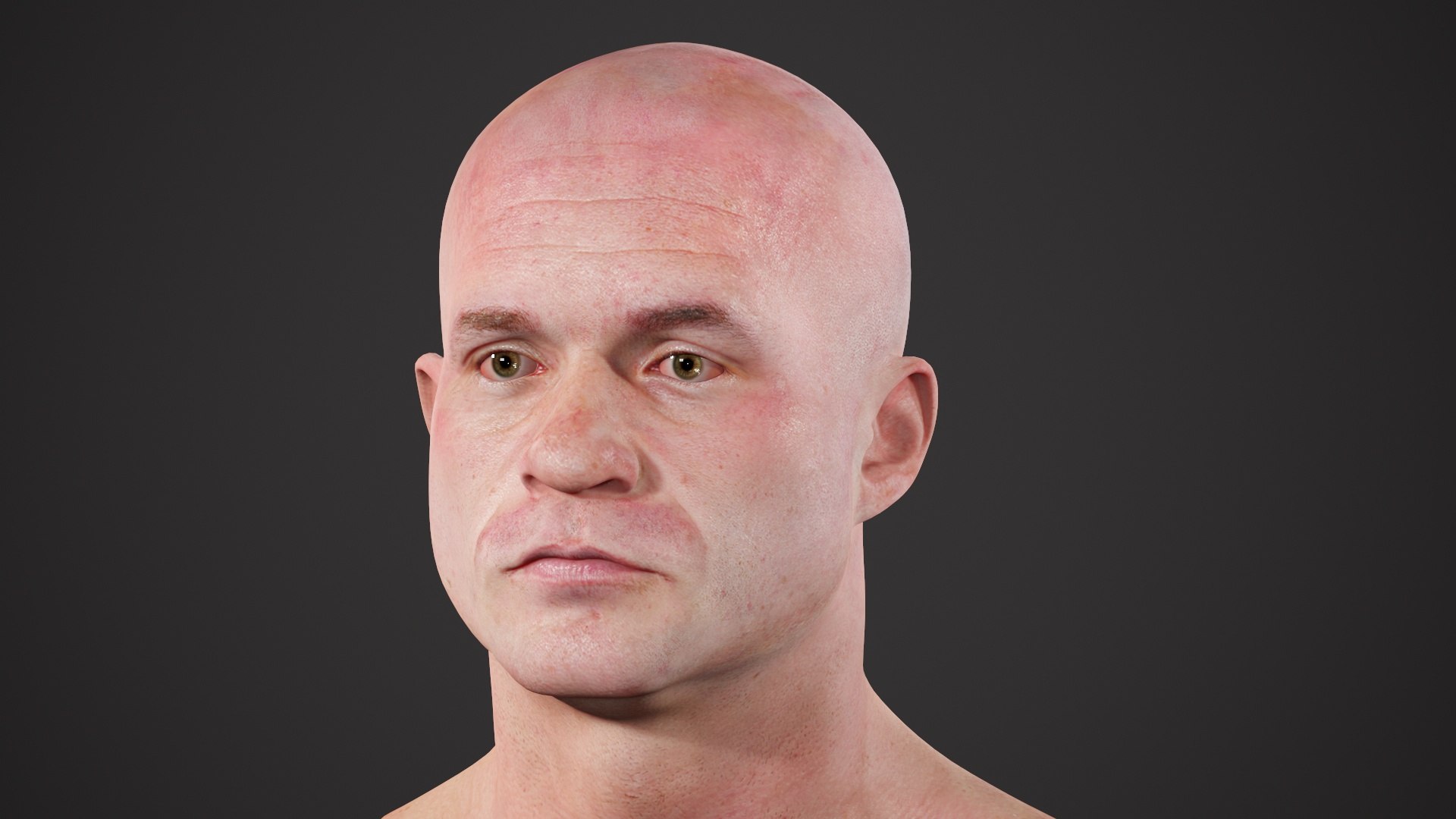 3D Face - TurboSquid 2019407