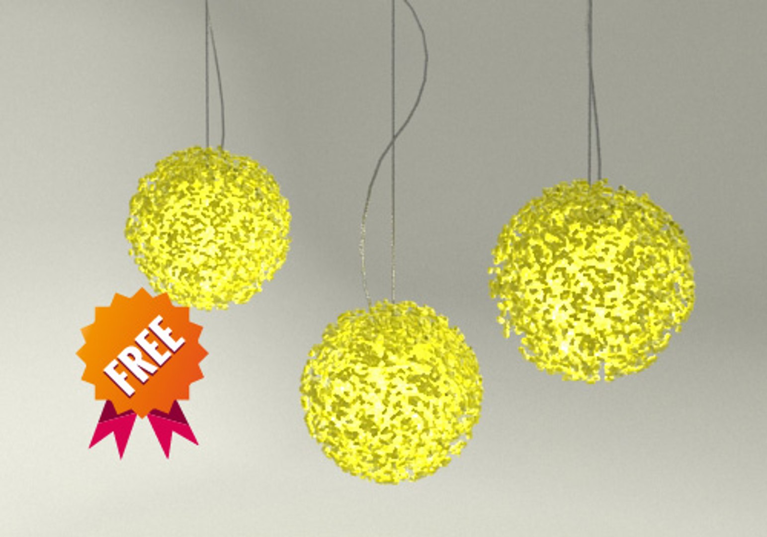 free modelled ango light 3d model