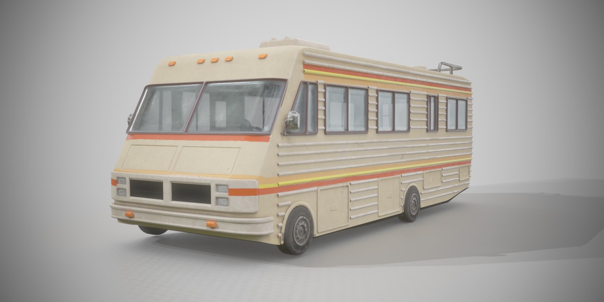 Classic RV Camper Van 3D - TurboSquid 2519427