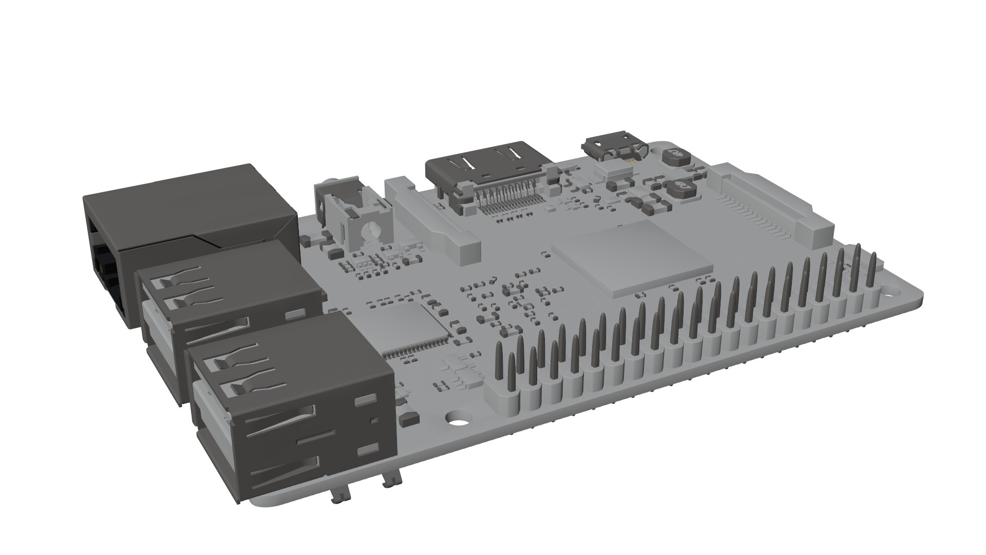 Raspberry Pi 2 3D Model - TurboSquid 1738955
