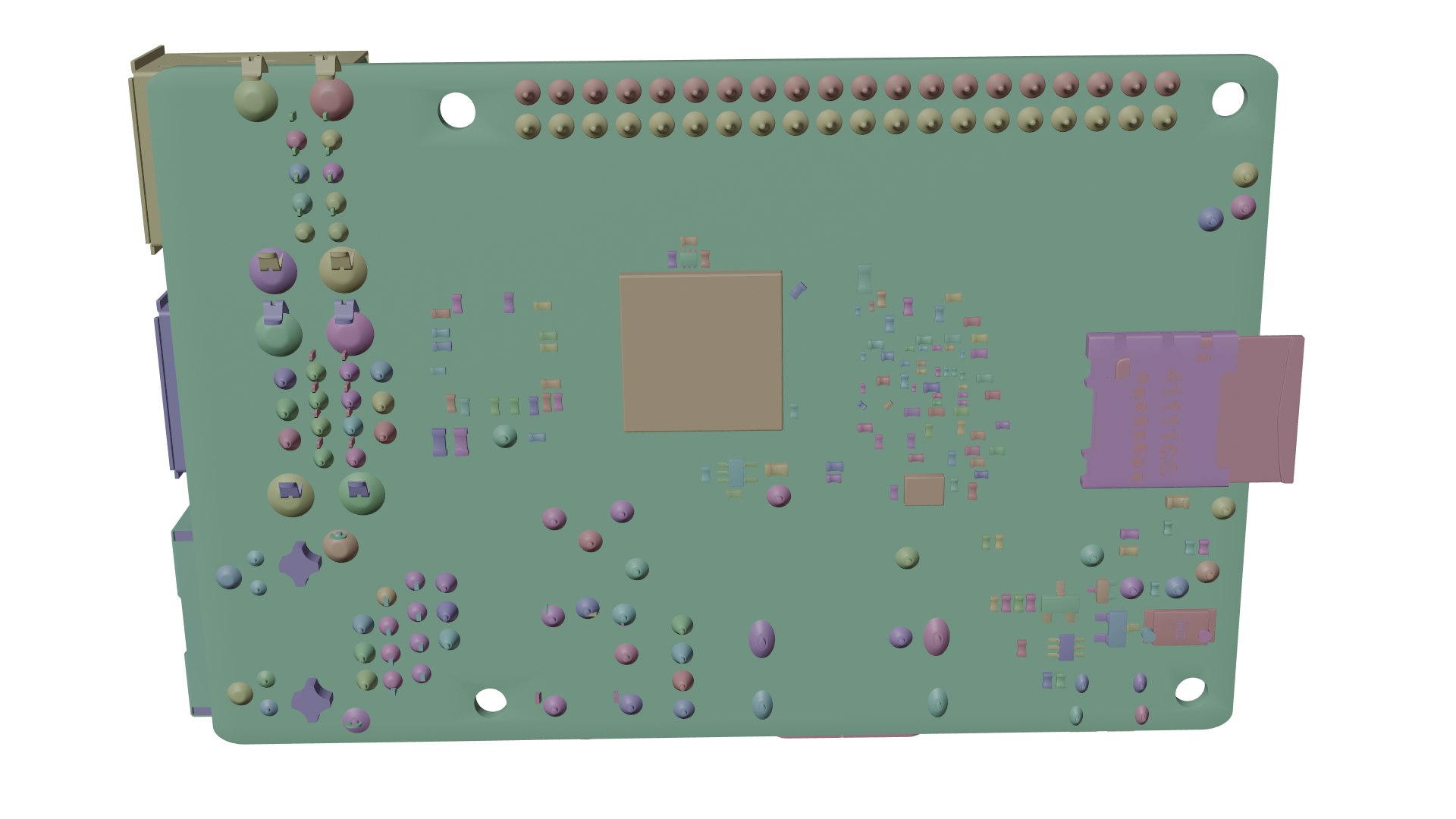 Raspberry Pi 2 3D Model - TurboSquid 1738955