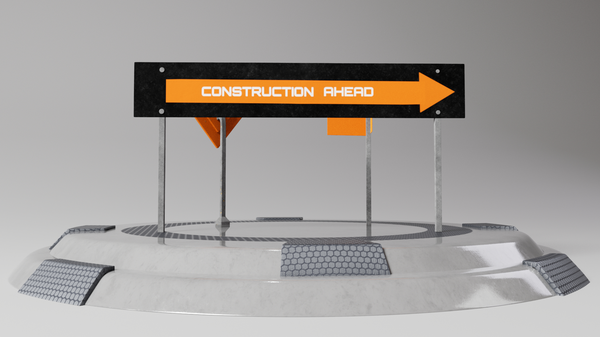 CONSTRUCTION WORK SINGS 3D Model - TurboSquid 2266393
