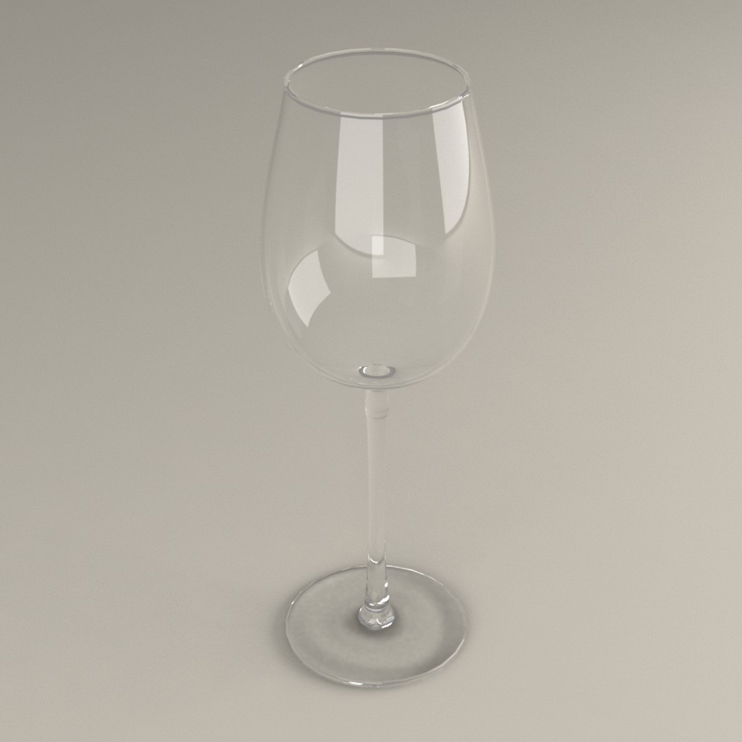 3d Wineglass Glass Model Turbosquid 1298763