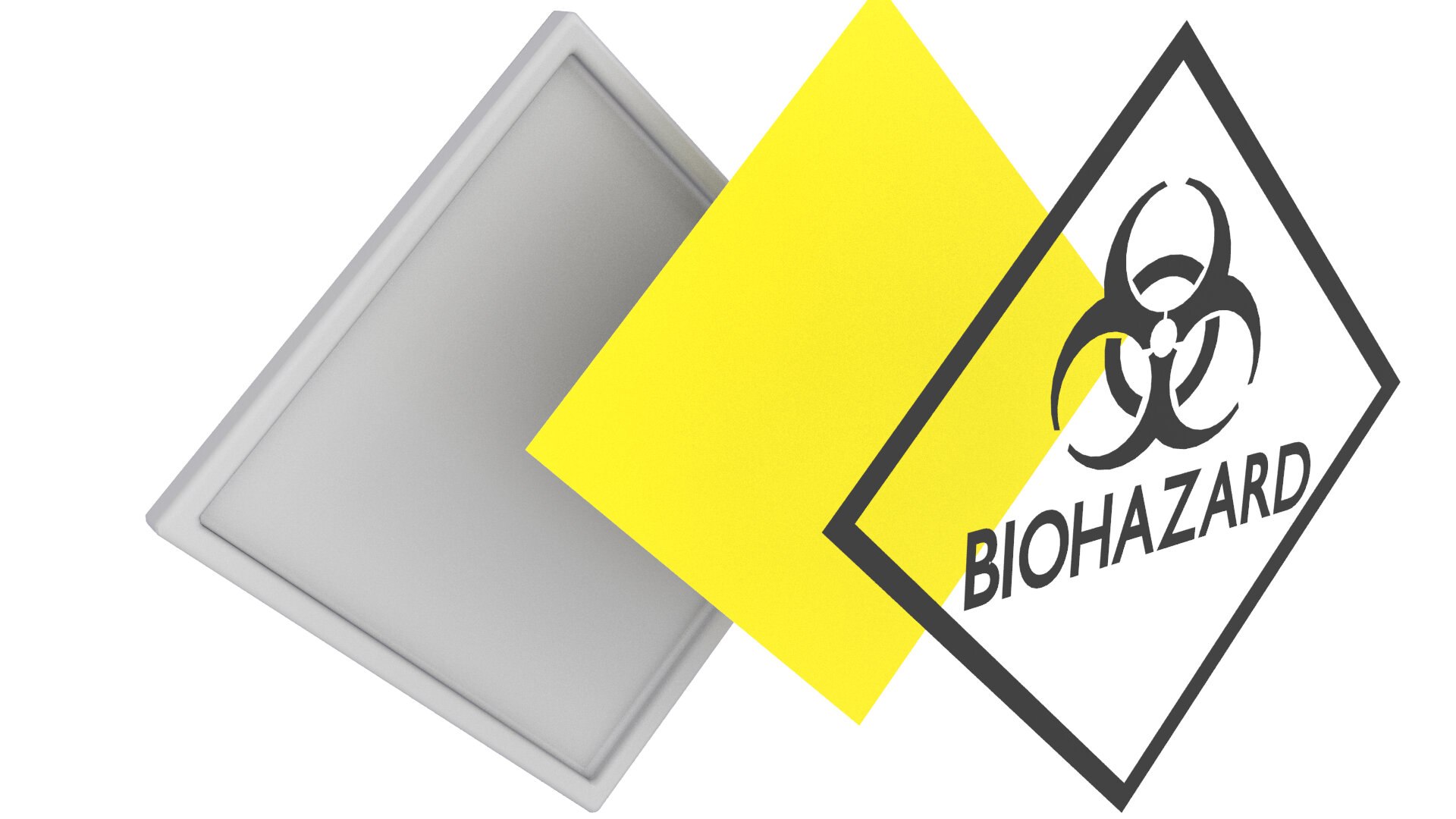 3D Warning Sticker Model - TurboSquid 1600786