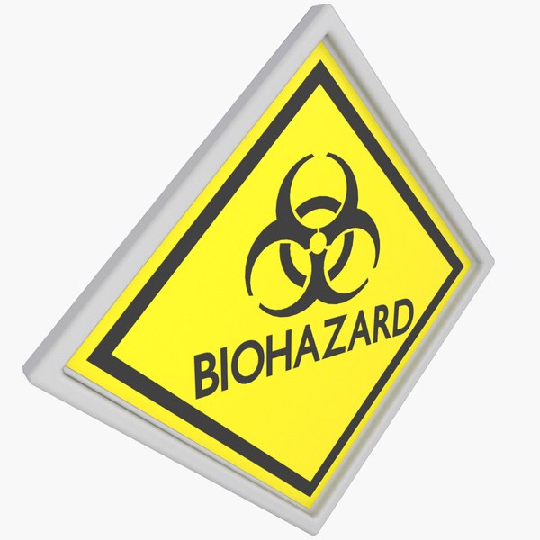 3D warning sticker model - TurboSquid 1600786