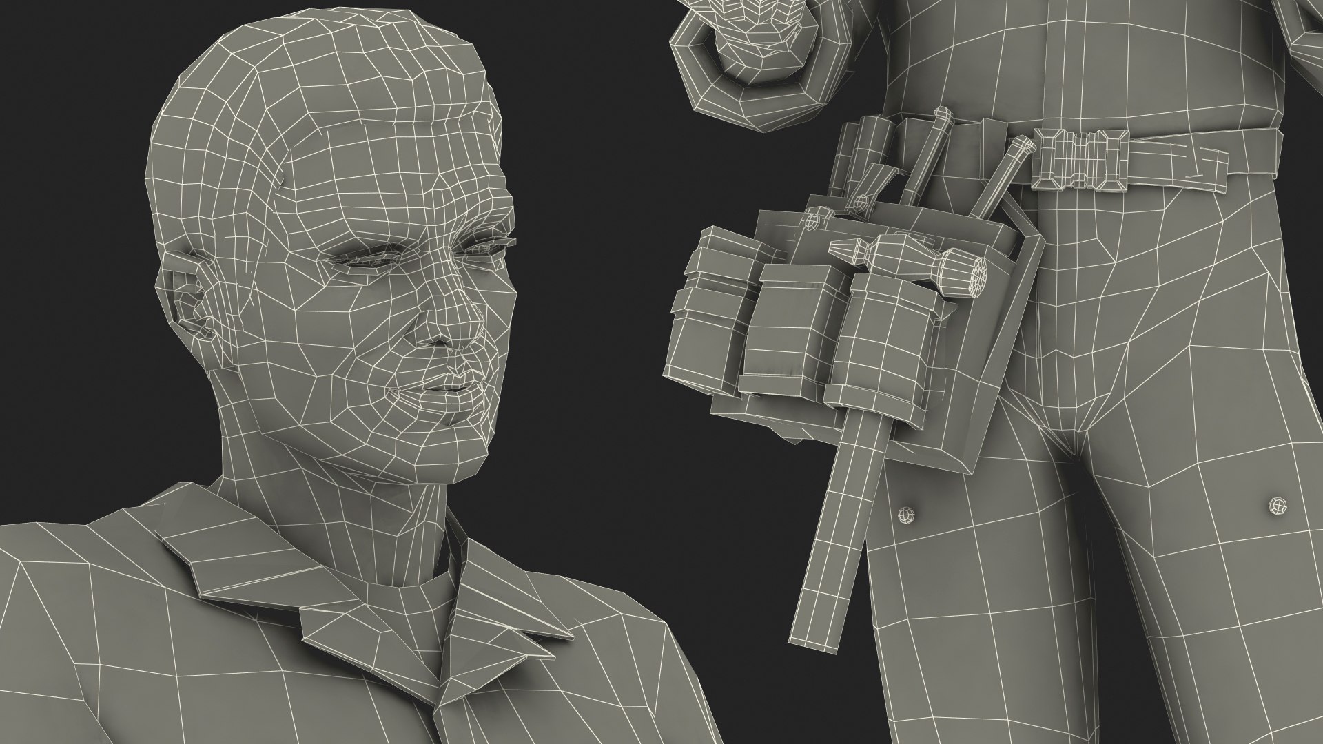 3D Woodworker Worker Works - TurboSquid 1609745