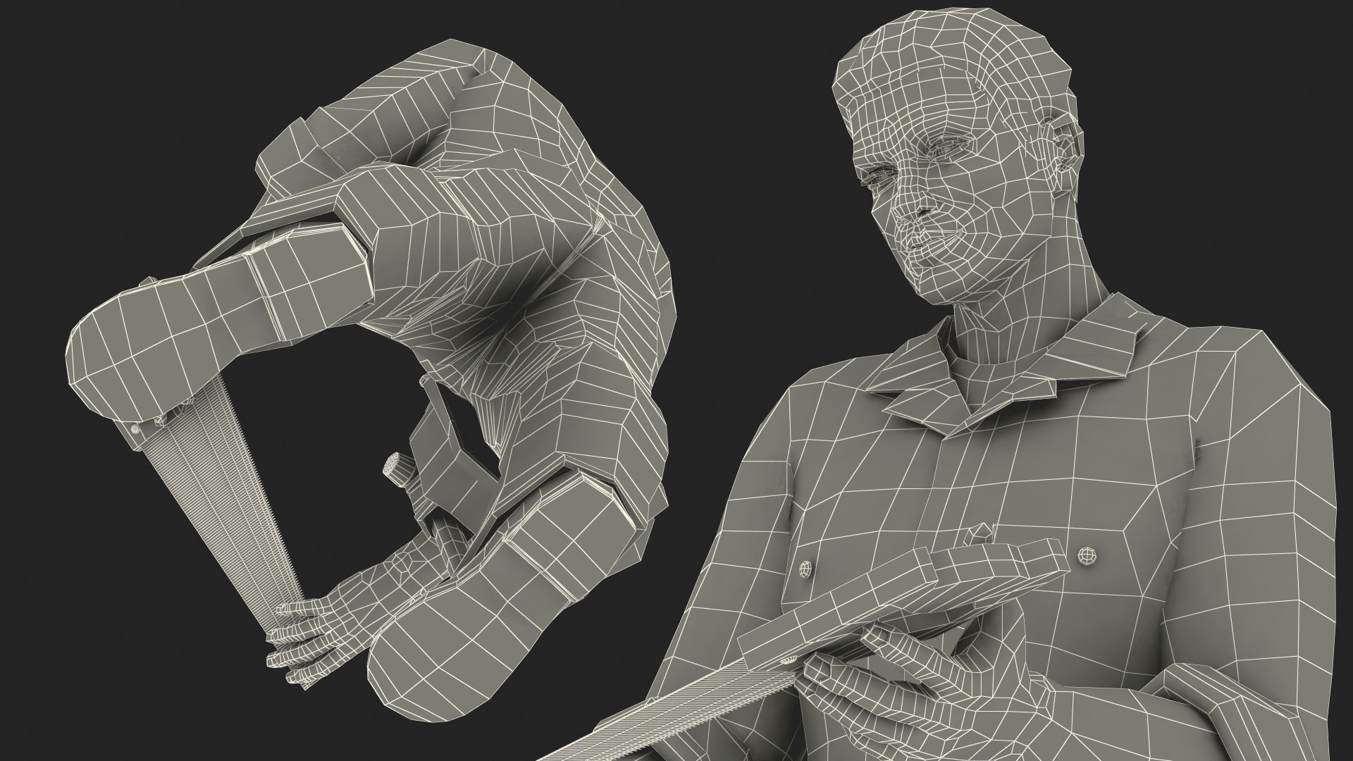 3D Woodworker Worker Works - TurboSquid 1609745