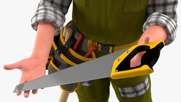 3D woodworker worker works - TurboSquid 1609745