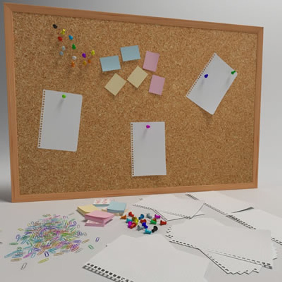 Pinboard Office Tools 3d Obj