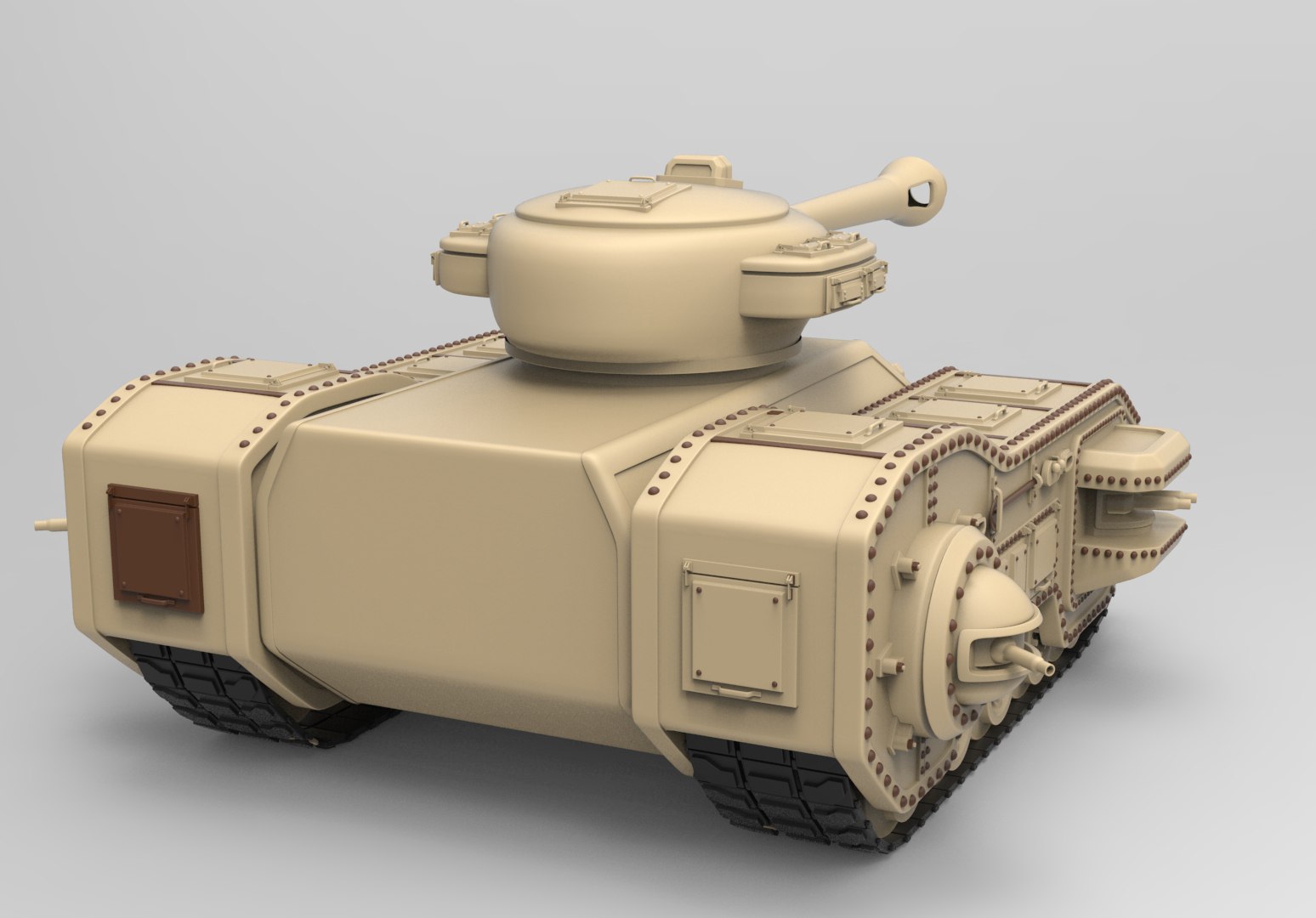 Tank T Model - TurboSquid 1205741