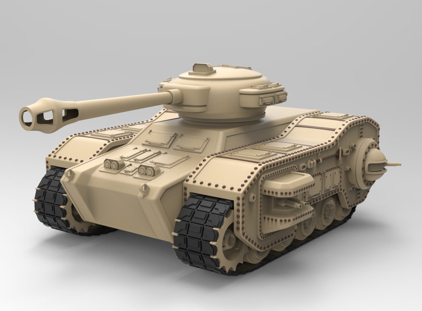 Tank T Model - TurboSquid 1205741