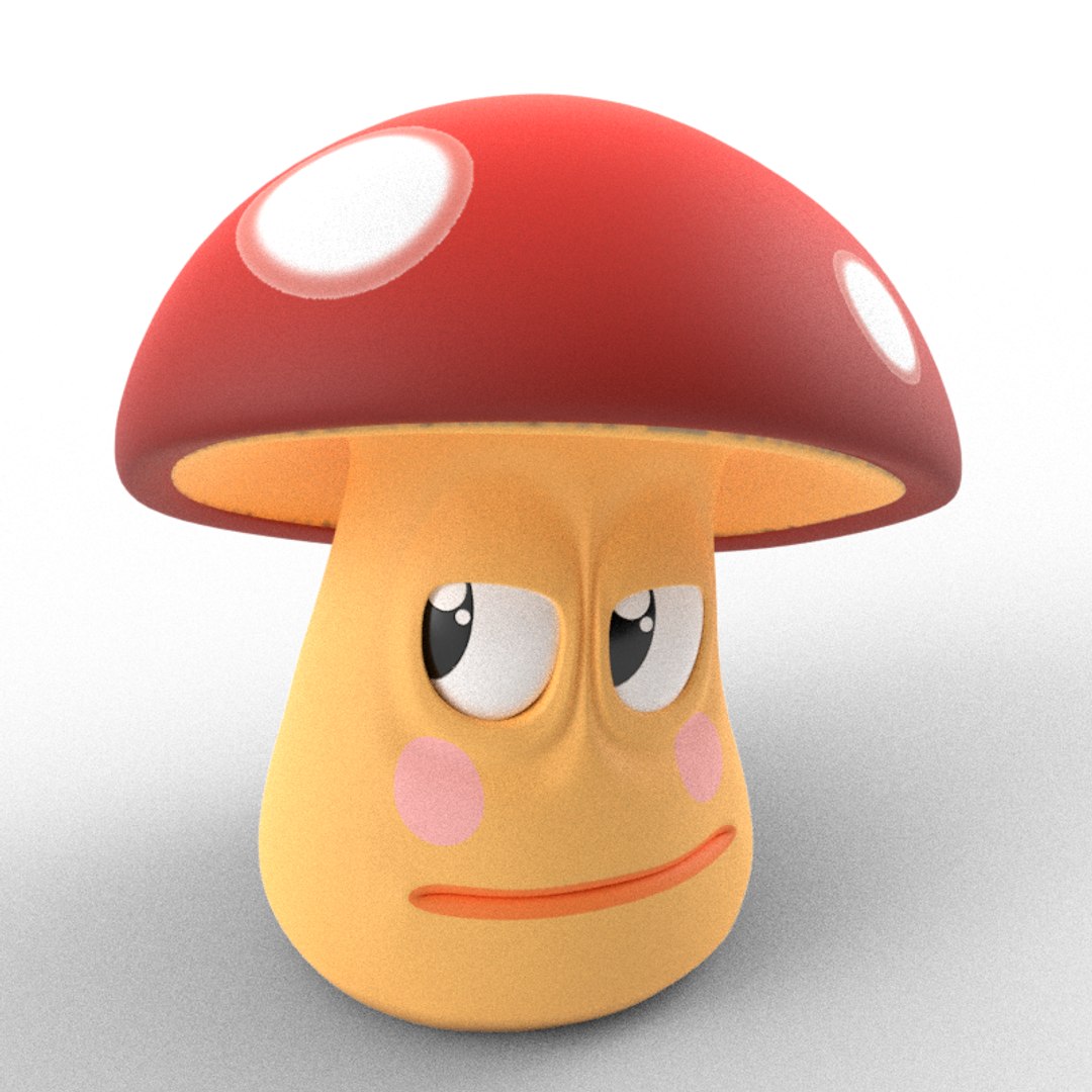 3D Mushroom - TurboSquid 1456123
