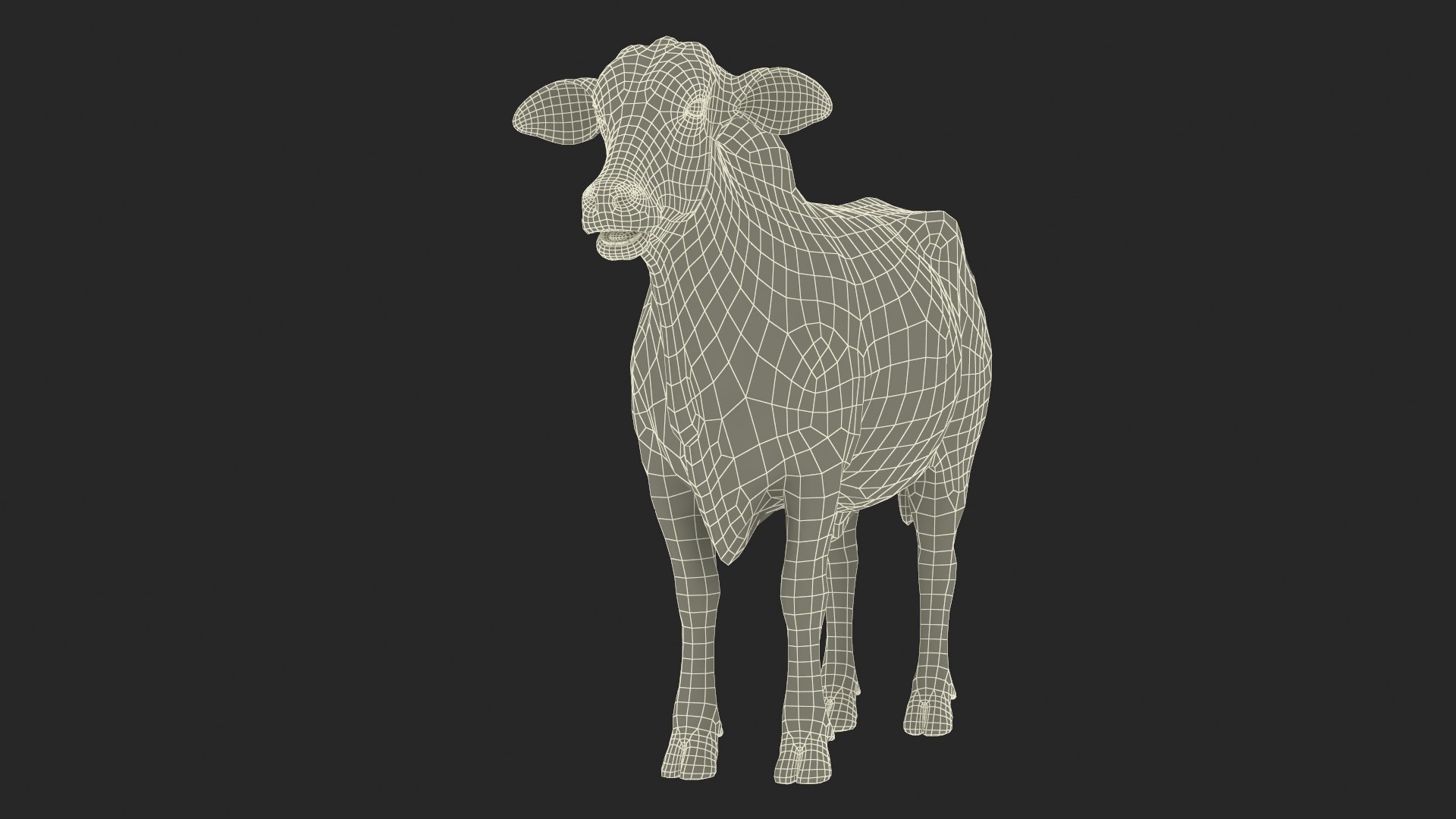 3D Nelore Cow Female Fur Model - TurboSquid 2318322