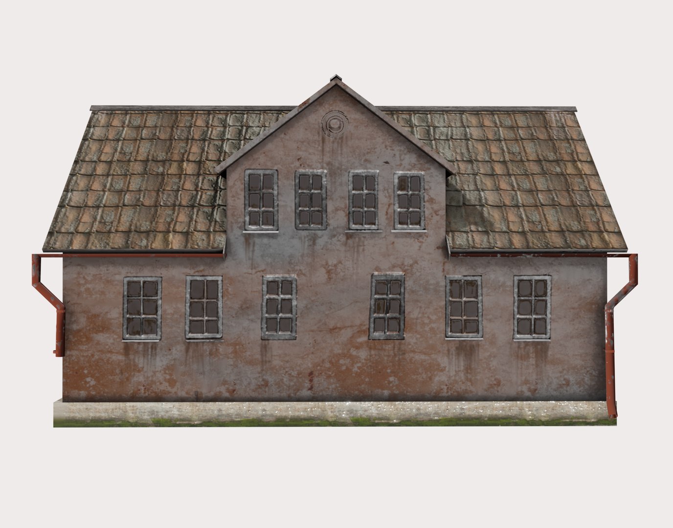Abandoned House In European Style Low-poly 3D - TurboSquid 1787461