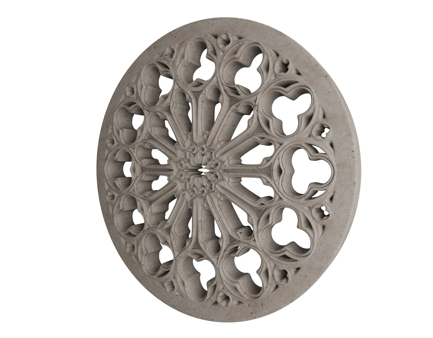 3D Model Classical Rose Window - TurboSquid 1608706