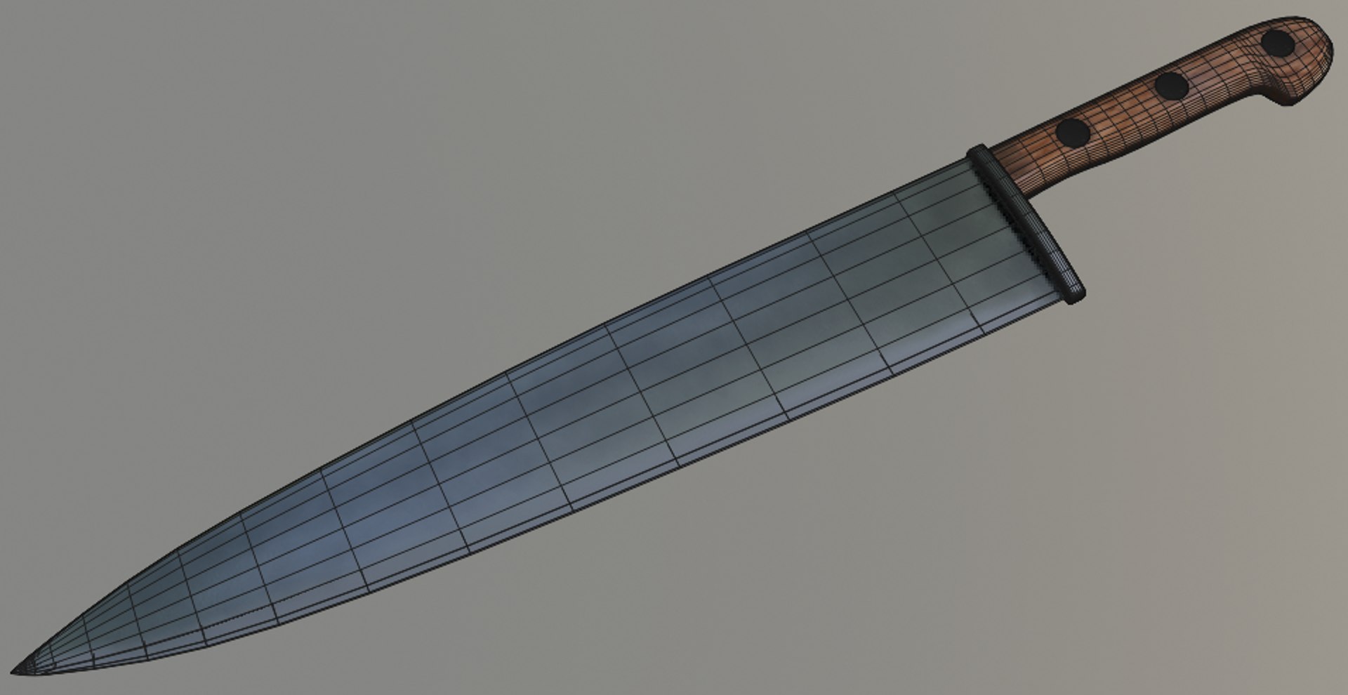 Kitchen Knife 3D Model - TurboSquid 1401807