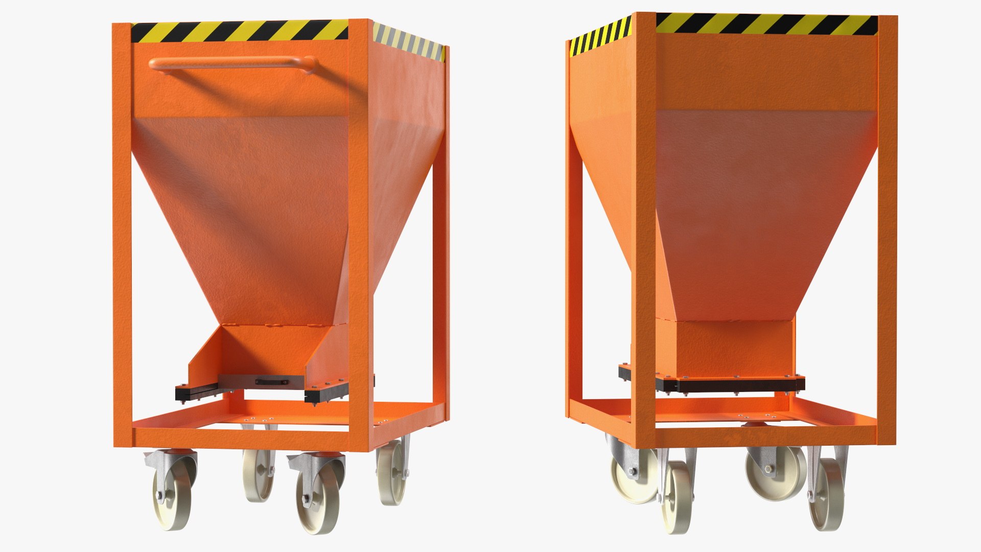 Silo Container with Slide Closure Orange model - TurboSquid 1759870