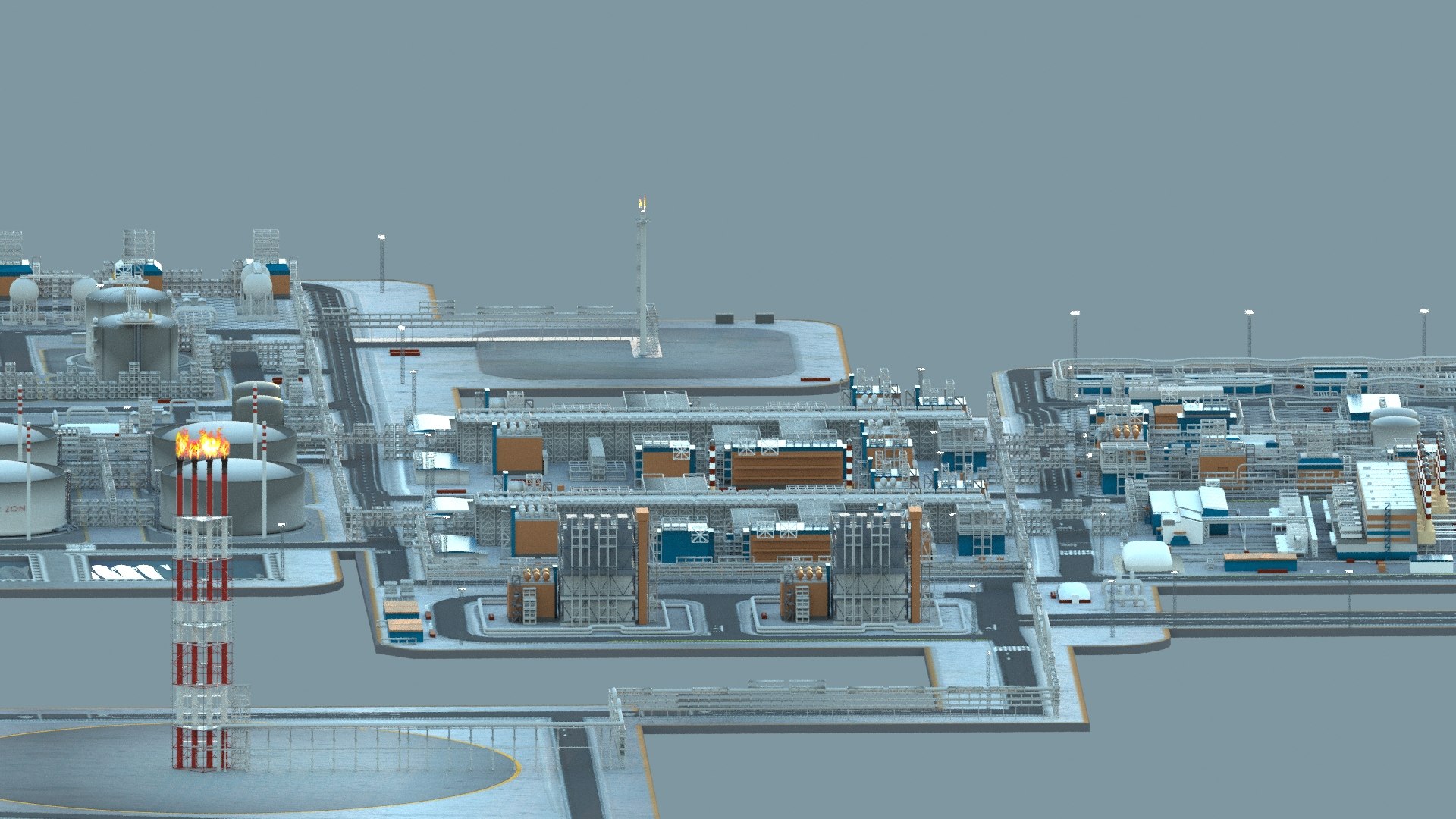 LNG Plant 3D - TurboSquid 1957624