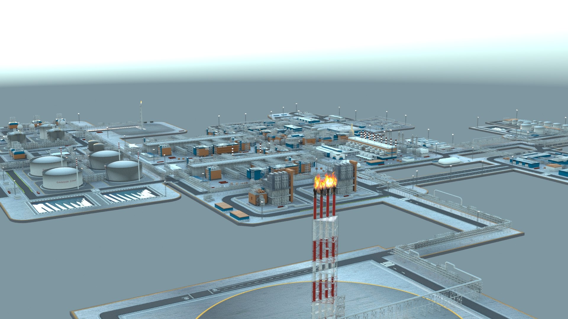 LNG Plant 3D - TurboSquid 1957624