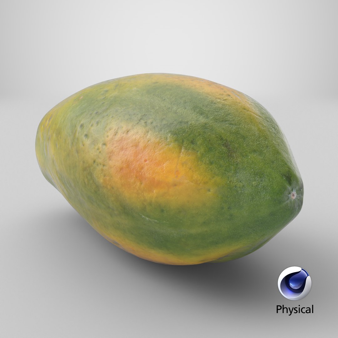 Papaya 3D Model - TurboSquid 2134846