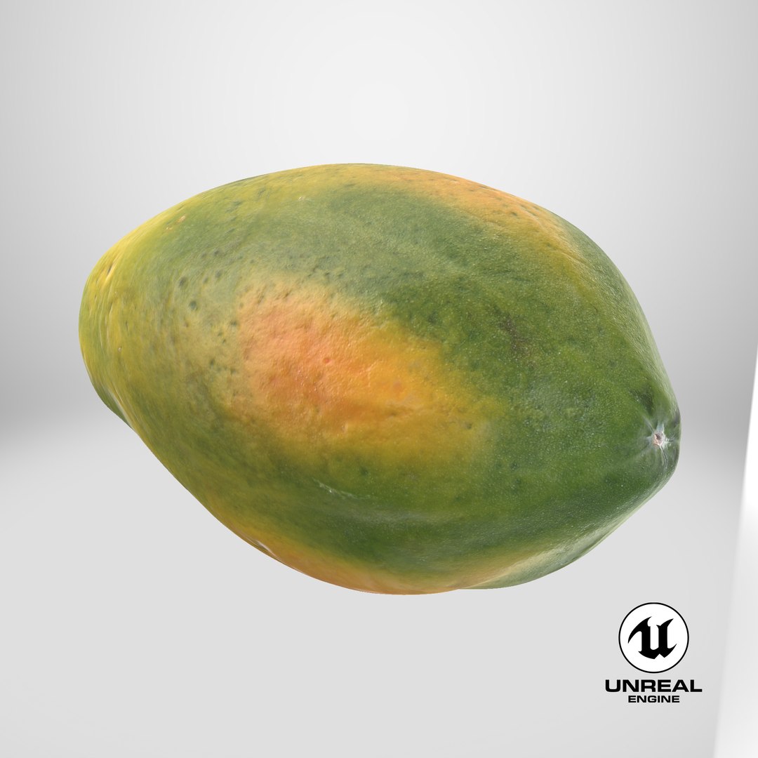 Papaya 3D Model - TurboSquid 2134846