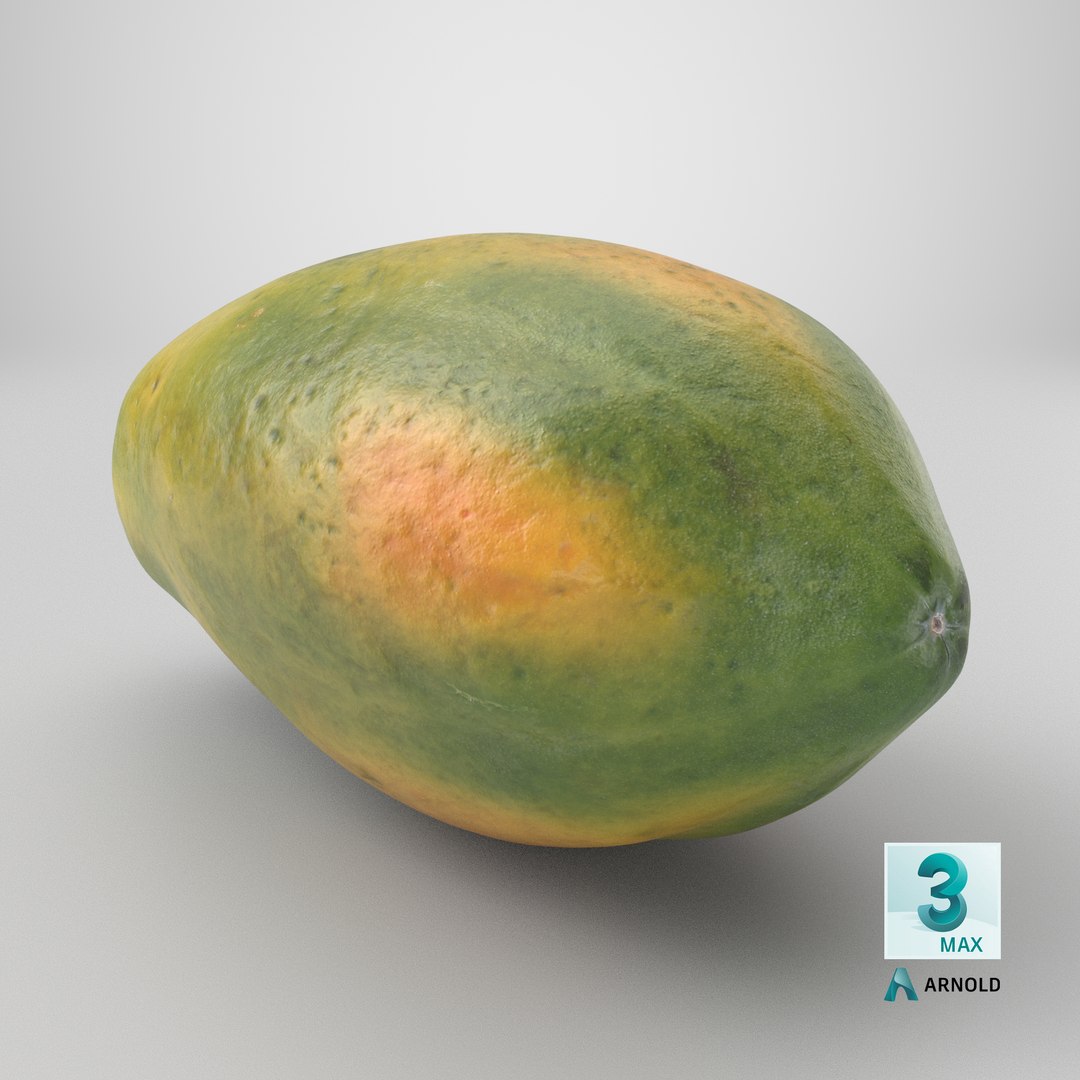 Papaya 3D Model - TurboSquid 2134846