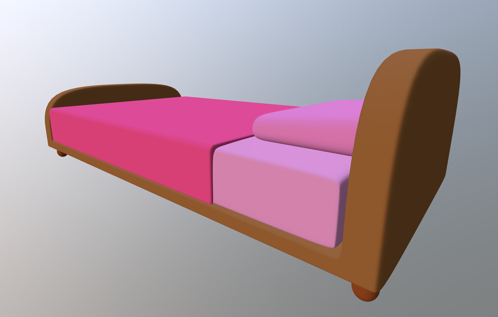 Bed Cartoon Toon Model - TurboSquid 1479080