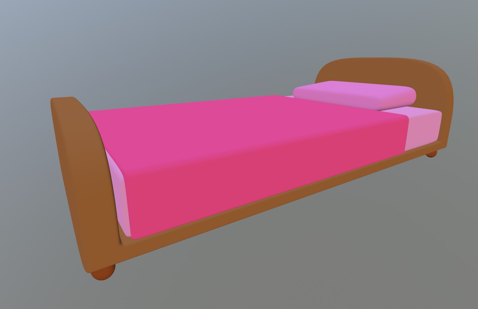 Bed Cartoon Toon Model - TurboSquid 1479080