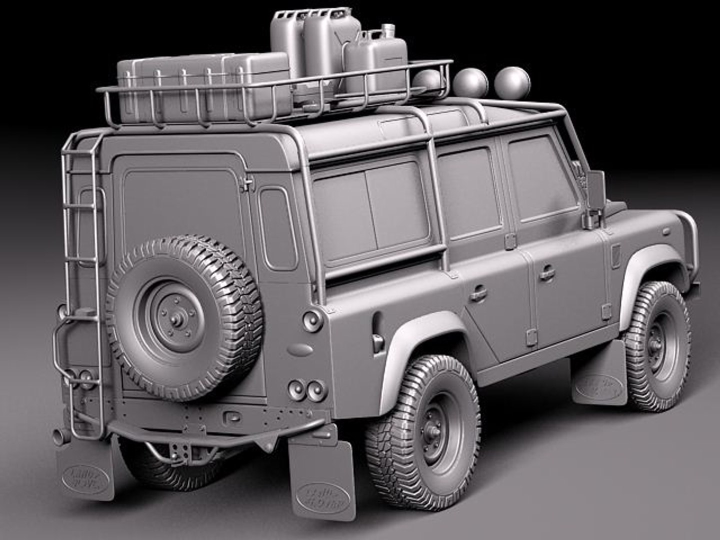 Land Rover Landrover Defender 3d Model