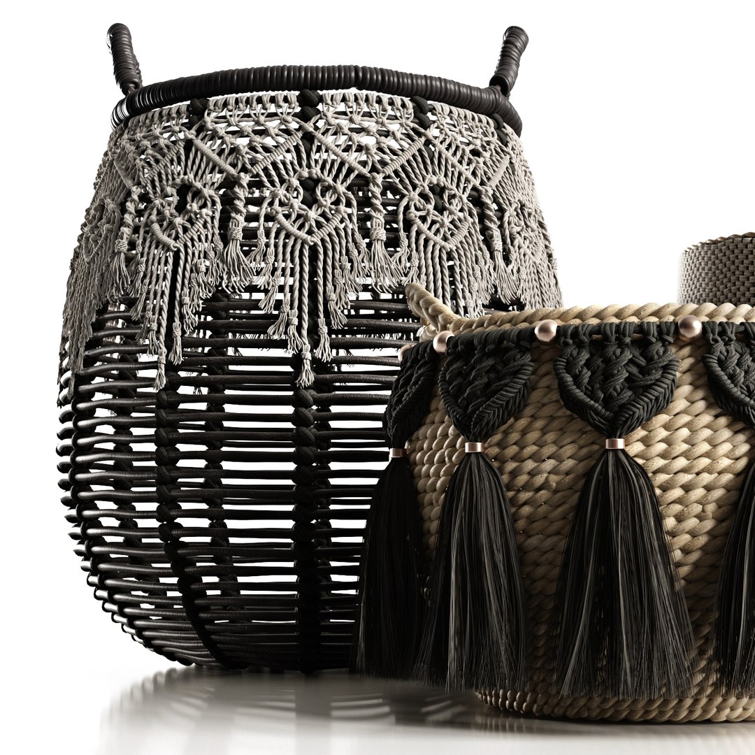3D Boho Wicker Model - TurboSquid 1523886