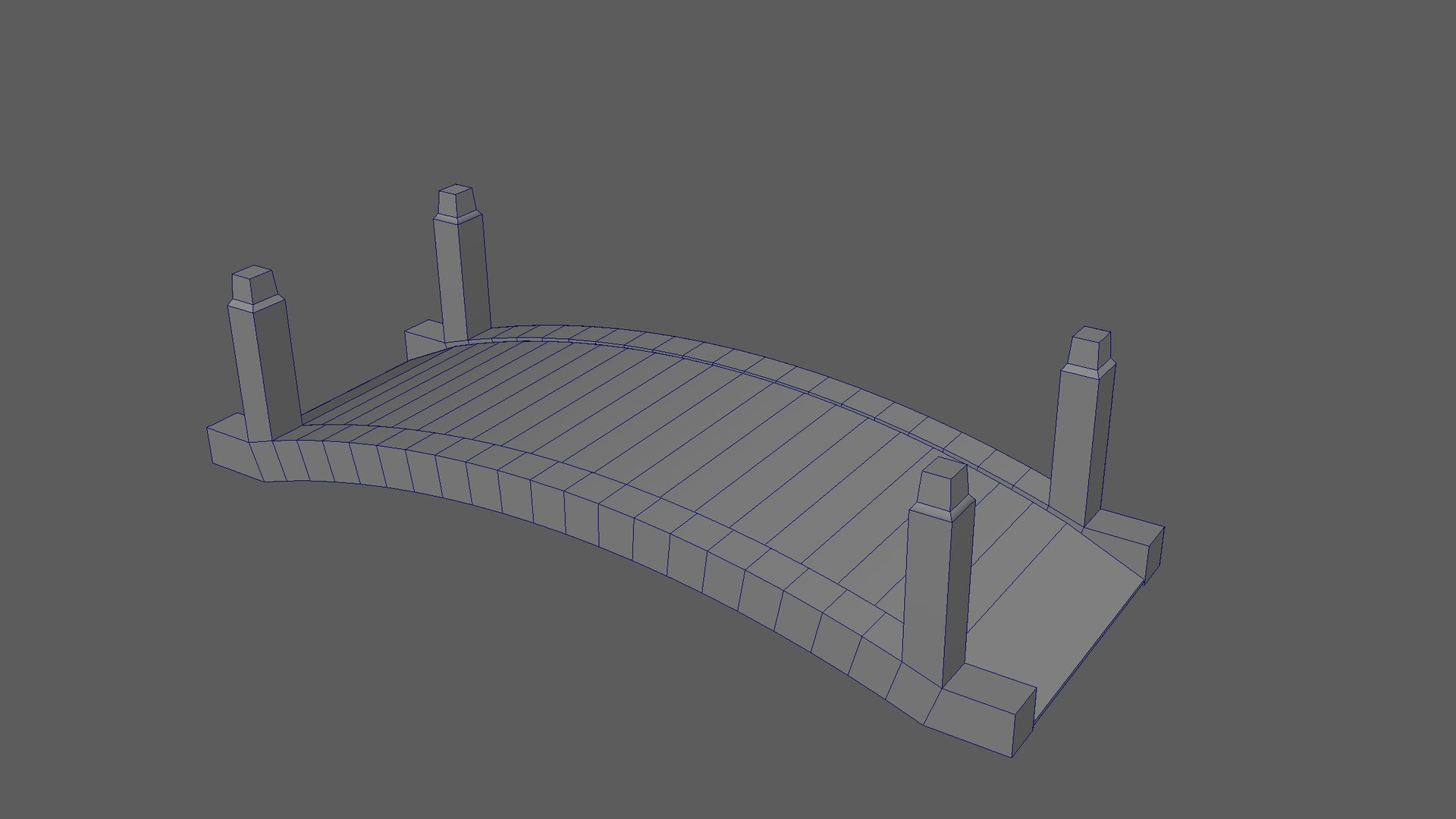 Free Simple Low Poly Bridge 3D - TurboSquid 2157493