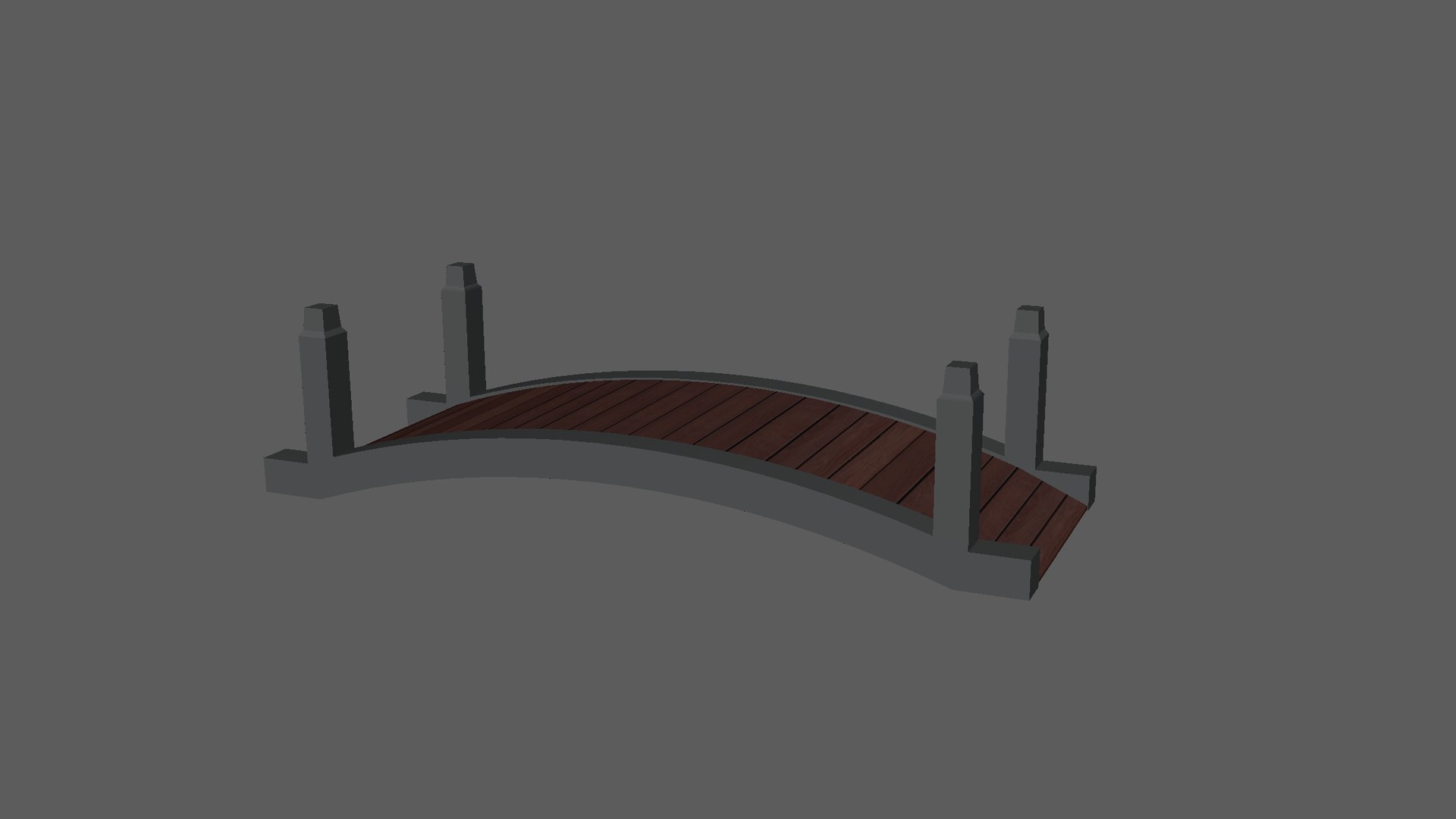 Free Simple Low Poly Bridge 3D - TurboSquid 2157493