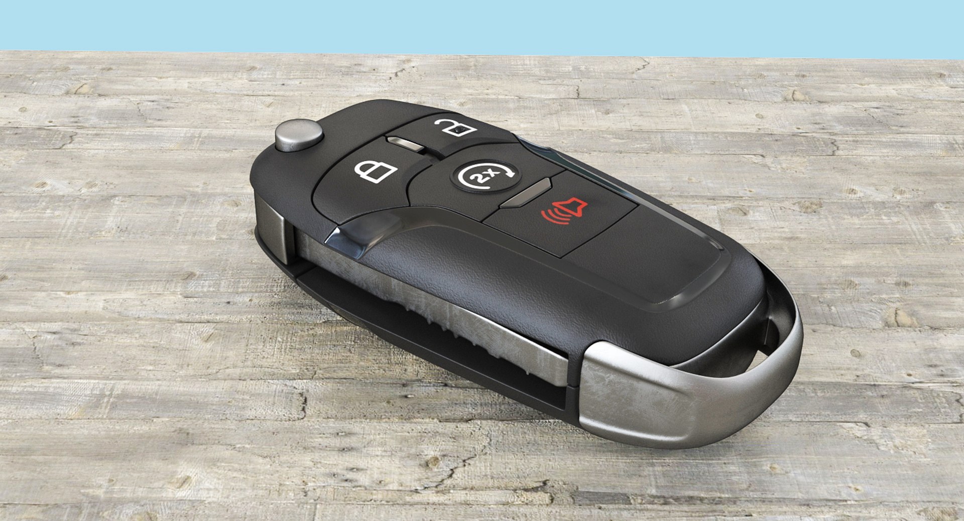 Car Flip Key Folded 3D - TurboSquid 1300259
