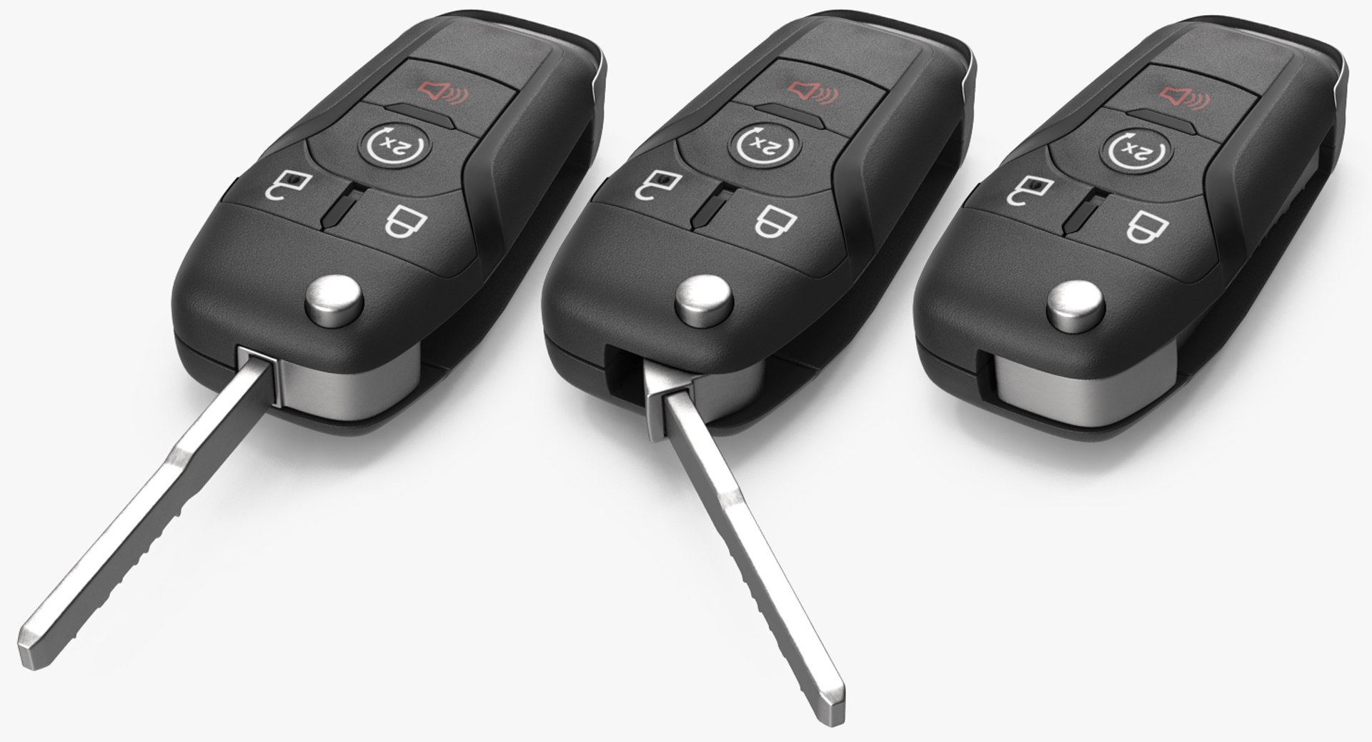 Car Flip Key Folded 3D - TurboSquid 1300259