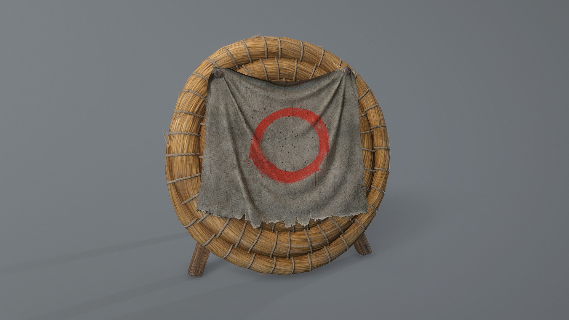 Straw Archery Target 3D Model - TurboSquid 1552842
