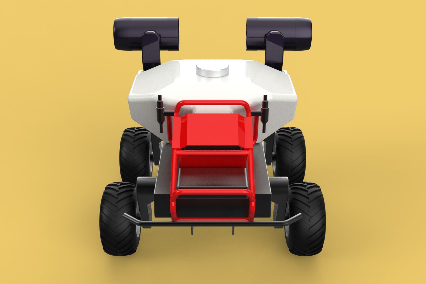 VEHICLE SPRAYER AUTONOMOUS UNMANNED ROBOT TRACTOR GROUND FIELD Model ...