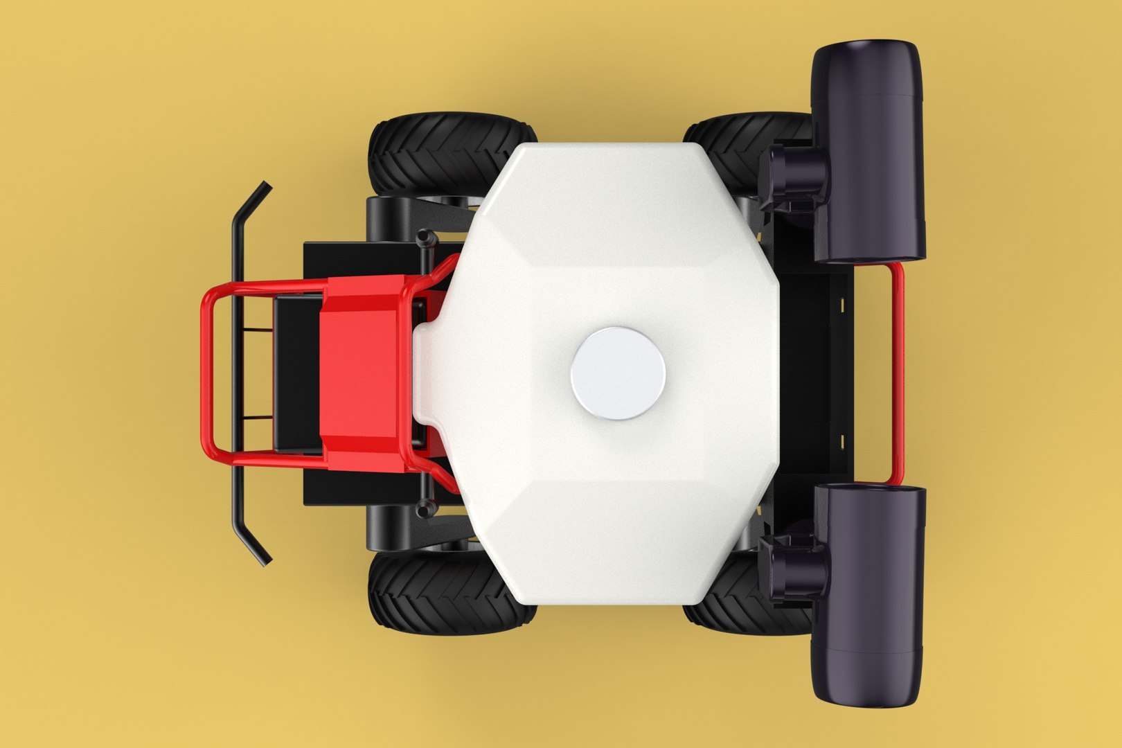 VEHICLE SPRAYER AUTONOMOUS UNMANNED ROBOT TRACTOR GROUND FIELD Model ...