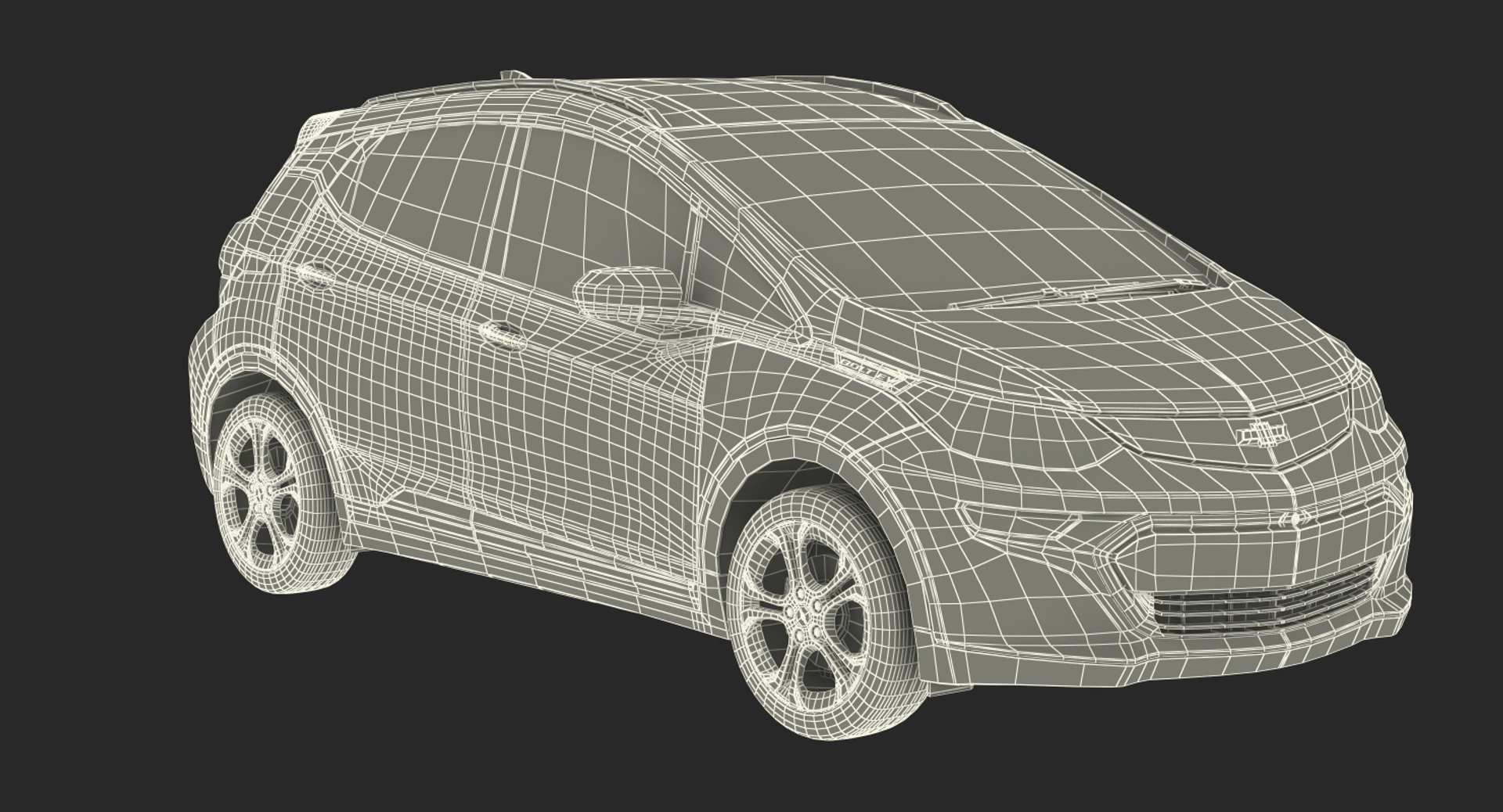 Chevrolet Bolt Ev 2018 Model - TurboSquid 1355662