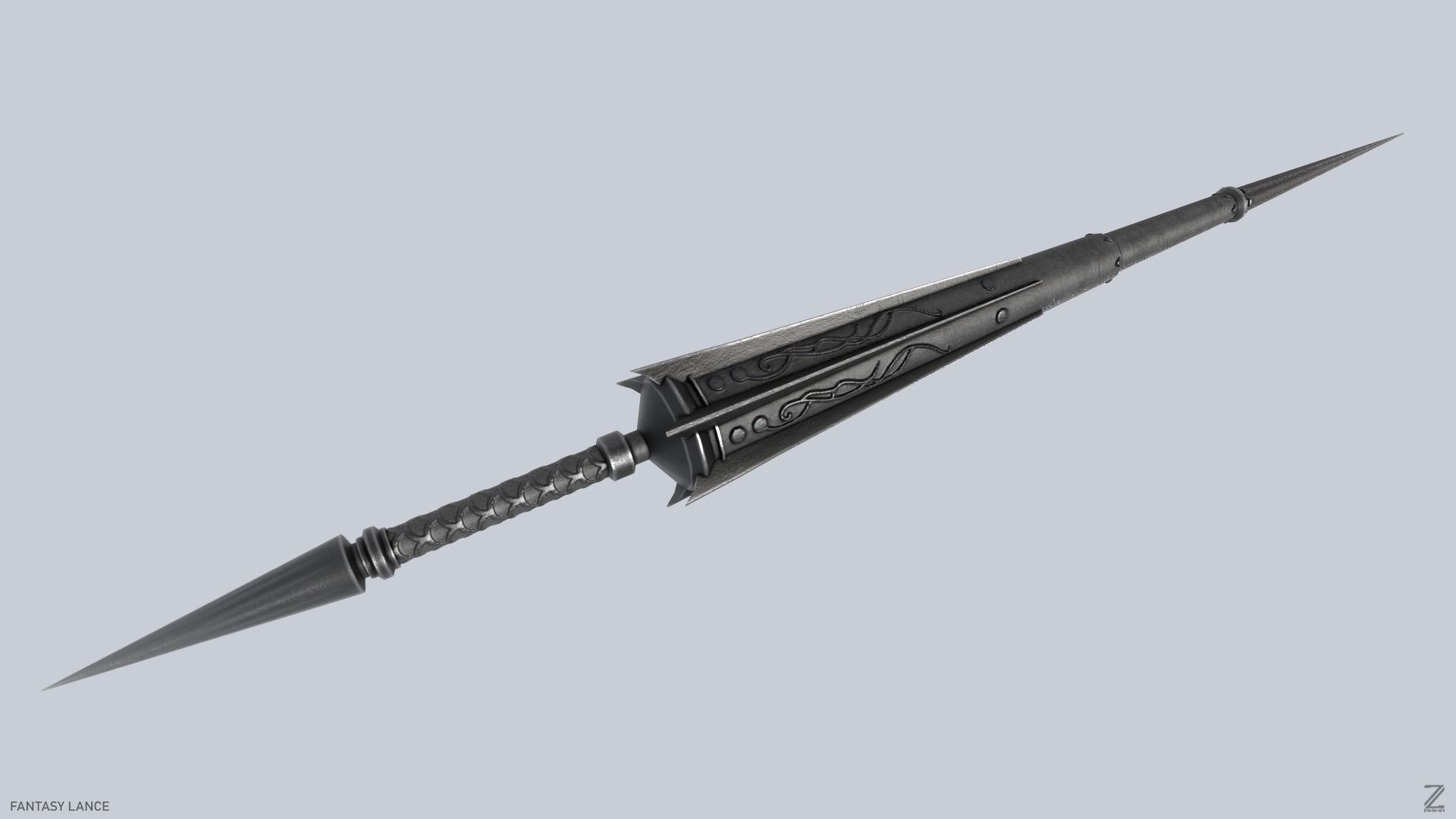 Fantasy Lance Collection 3D Model - TurboSquid 2387056