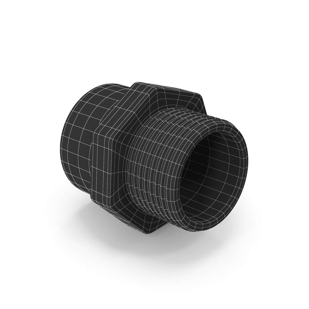 3D PVC Pipe Adapter - TurboSquid 1938621