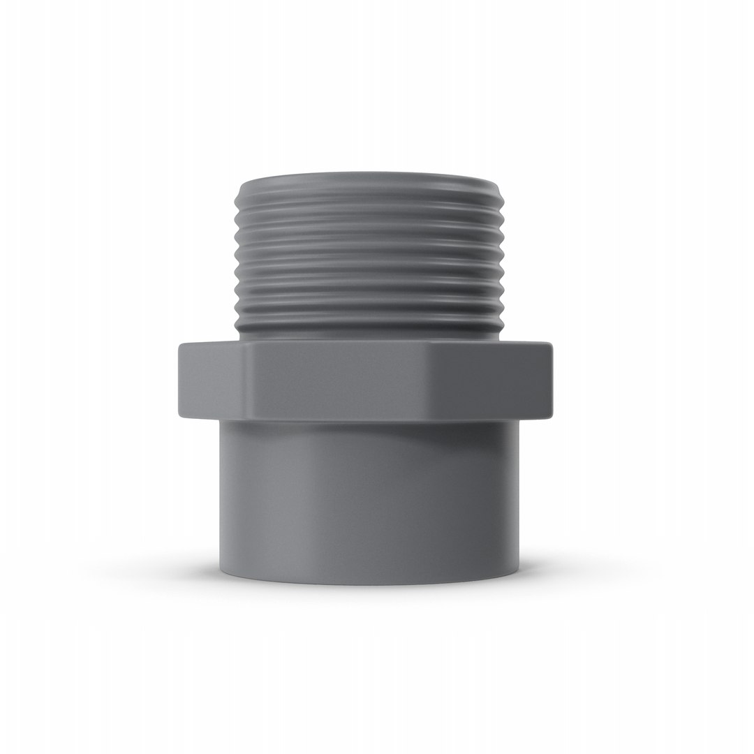 3D PVC Pipe Adapter - TurboSquid 1938621