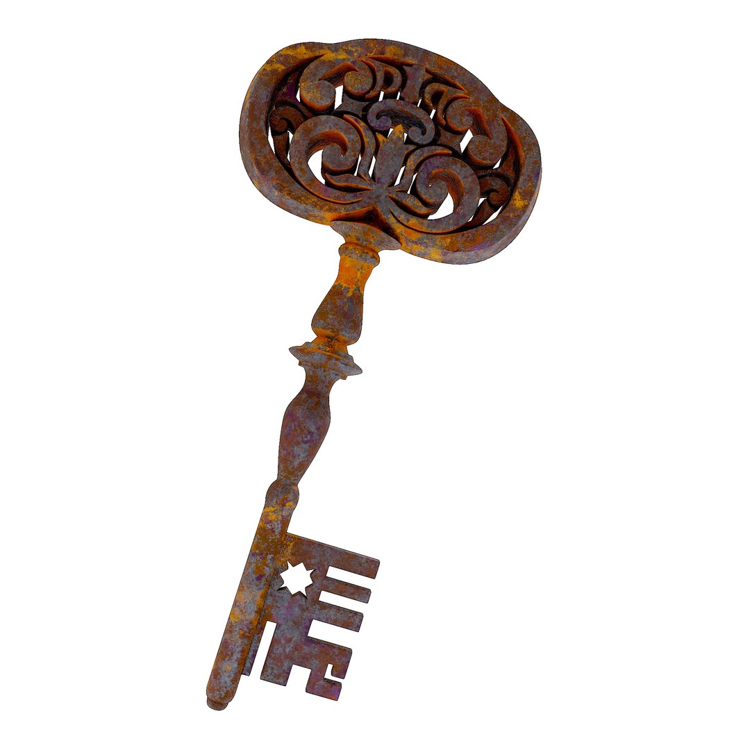 3D Antique Vintage Skeleton Key 3d Model - TurboSquid 1986962