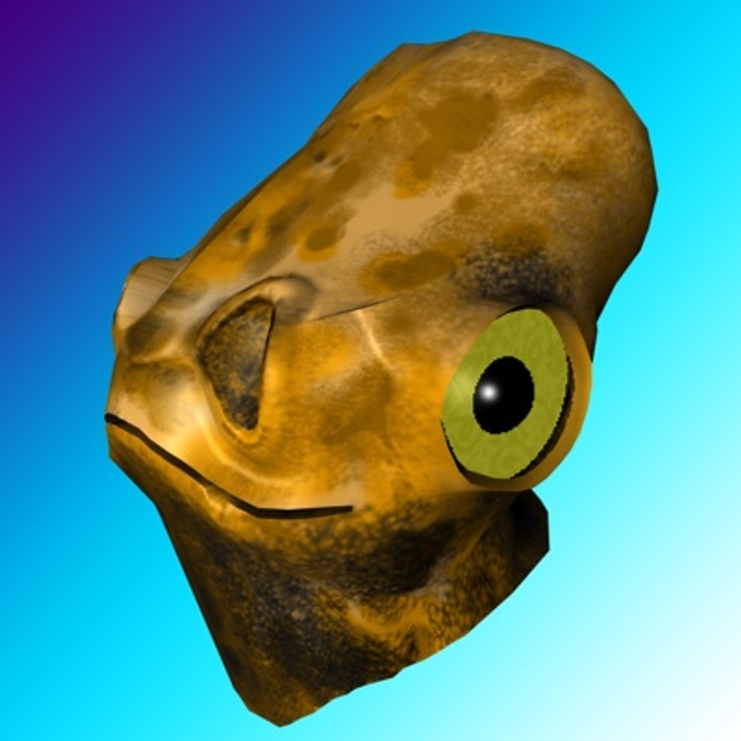 Free C4d Model Alien Head