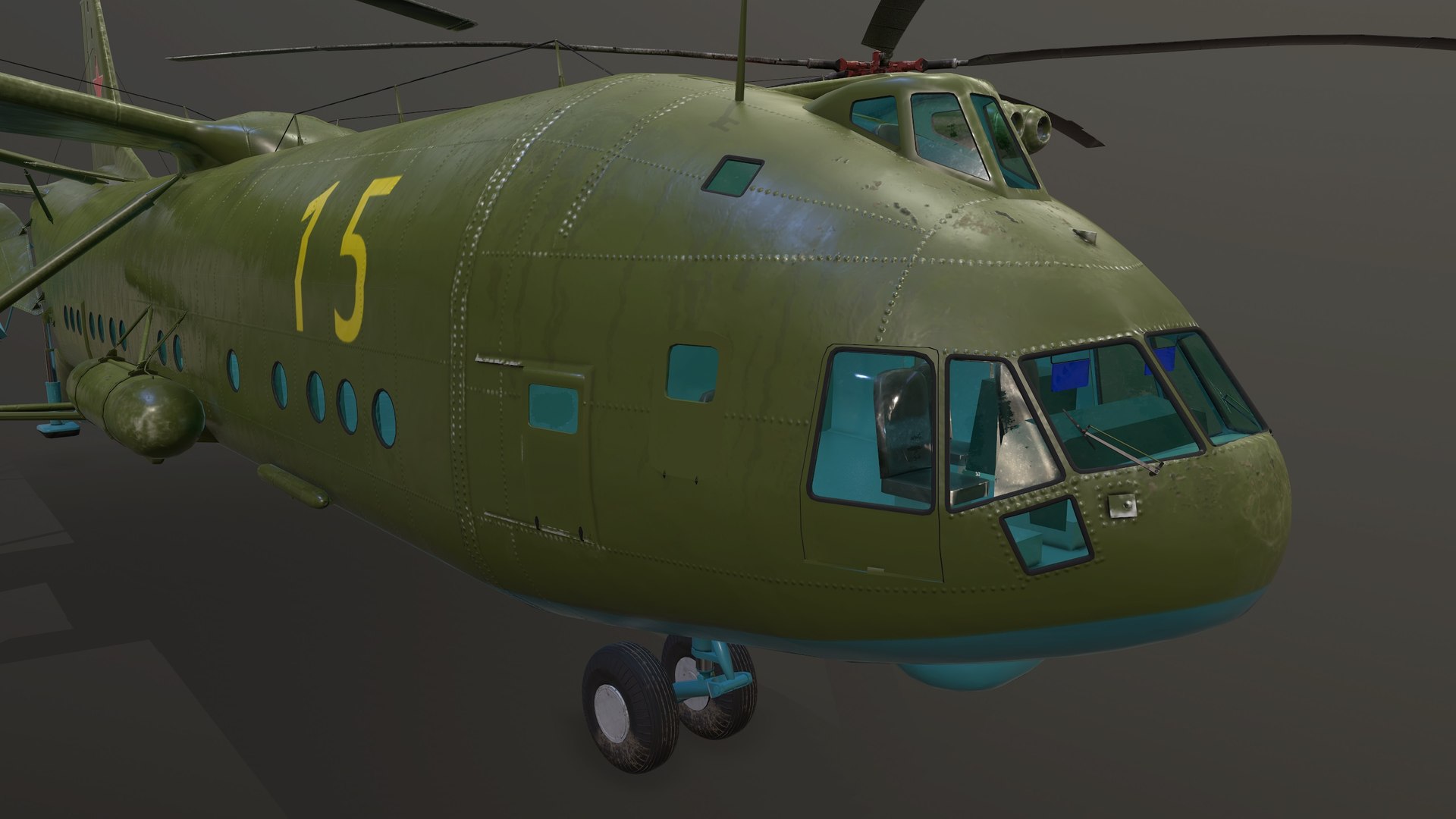 3D Helicopter Mi-12 - TurboSquid 1344966