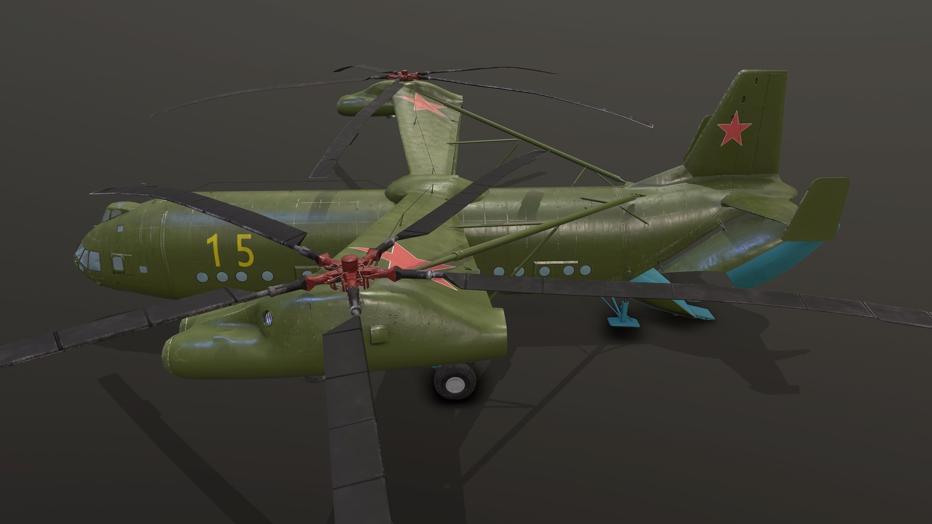 3D Helicopter Mi-12 - TurboSquid 1344966