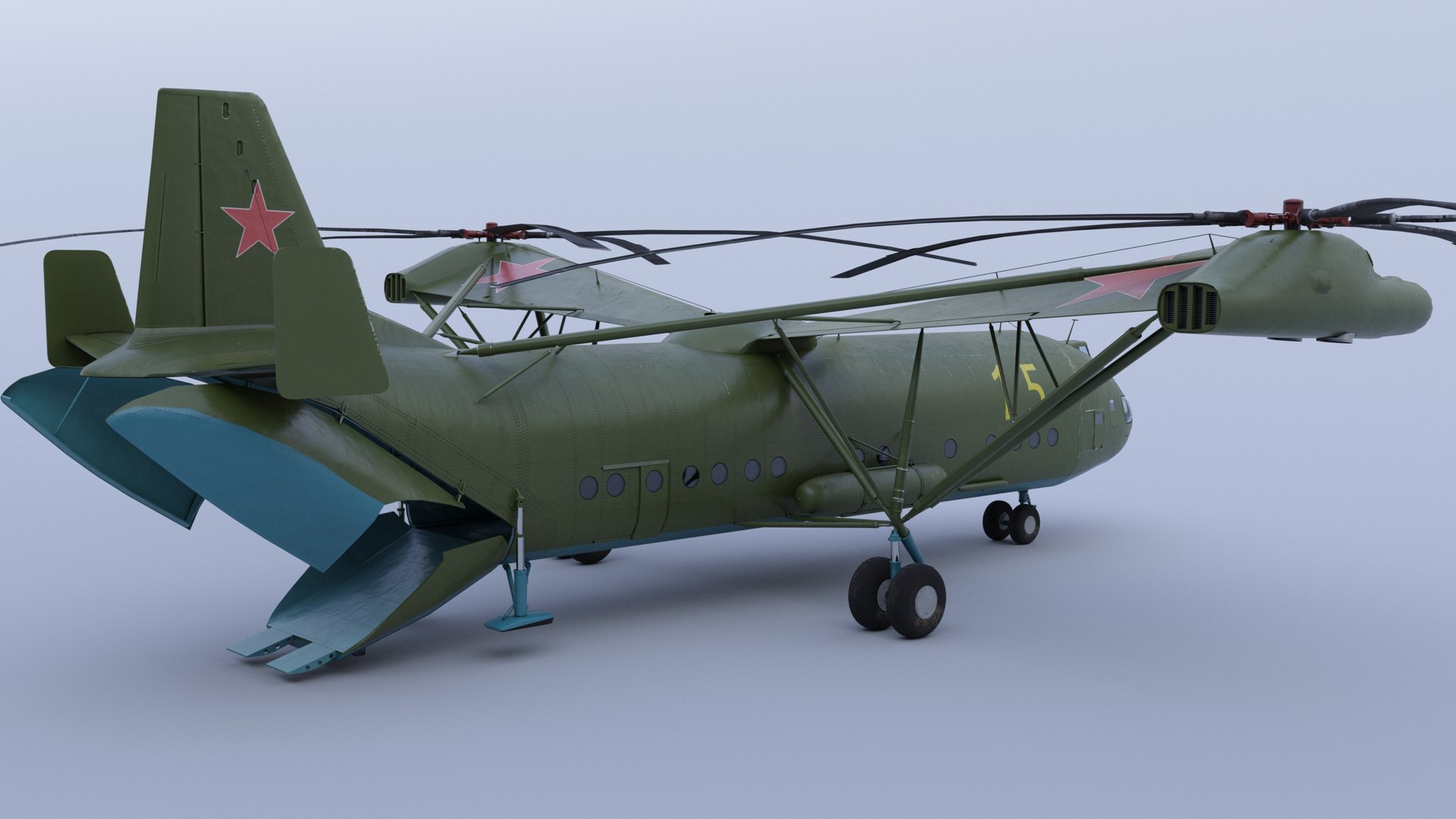 3D Helicopter Mi-12 - TurboSquid 1344966