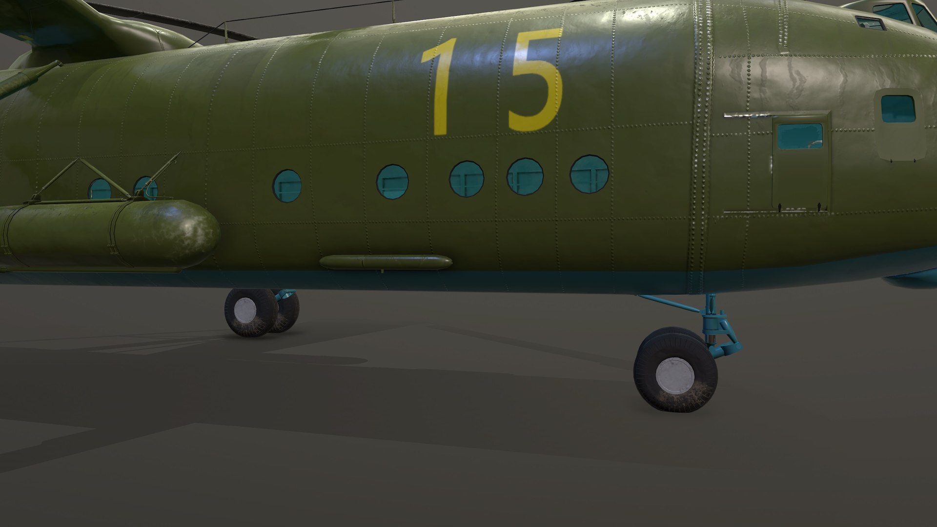 3D Helicopter Mi-12 - TurboSquid 1344966