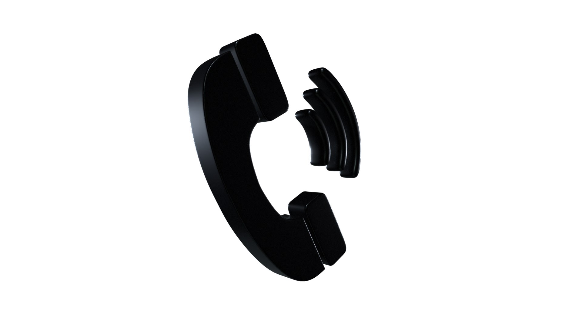 3D Phone Call Icon - TurboSquid 2110732